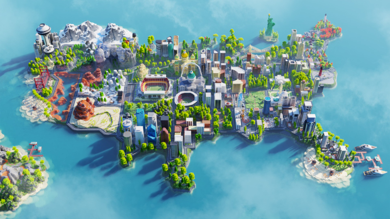United States by 5 Frame Studios (Minecraft Marketplace Map ...