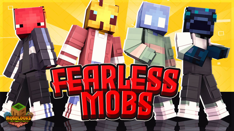 Fearless Mobs by MobBlocks (Minecraft Skin Pack) - Minecraft Bedrock ...