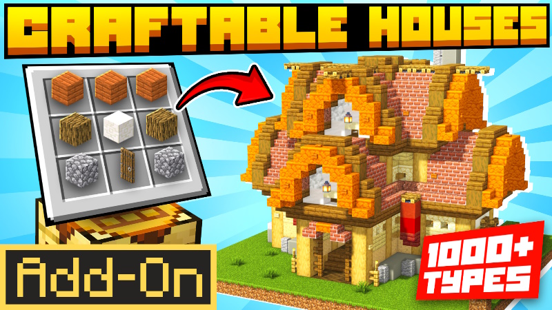 Craftable Houses Add-On by Pixell Studio - Minecraft Bedrock ...