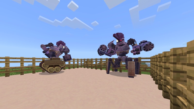 Mini Robots De Minecraft