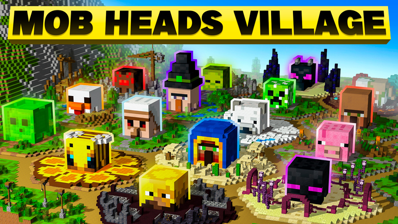 Mob Heads Village by GoE-Craft (Minecraft Marketplace Map) - Minecraft ...