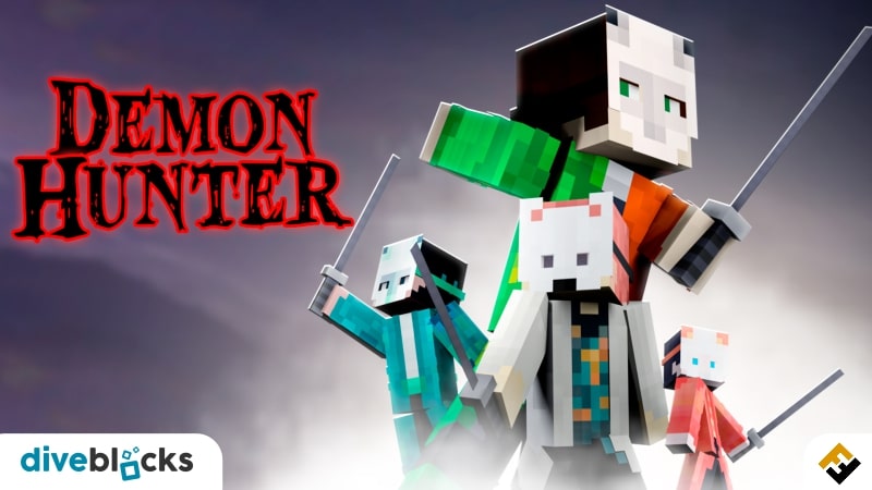 Demon Hunter by Diveblocks (Minecraft Skin Pack) - Minecraft Bedrock ...