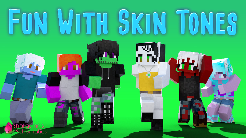 Fun With Skin Tones by Shaliquinn's Schematics (Minecraft Skin Pack ...