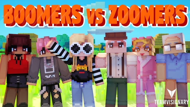 Boomers VS Zoomers by Team Visionary (Minecraft Skin Pack) - Minecraft ...
