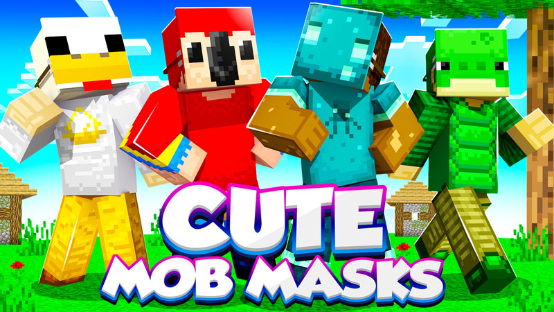 CUTE Mob Masks by Logdotzip (Minecraft Skin Pack) - Minecraft Bedrock ...