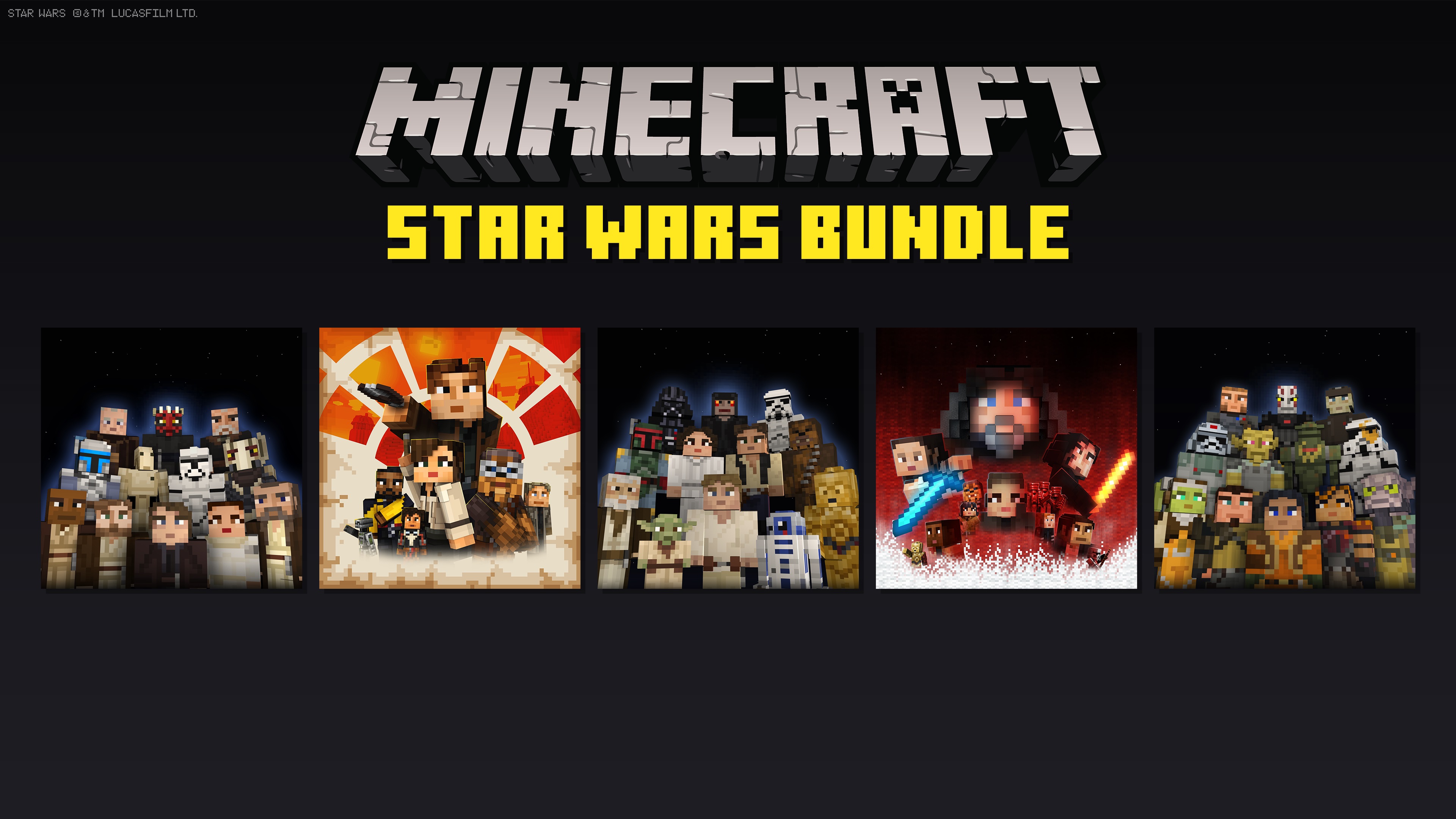 Star Wars Skin Bundle by Minecraft - Minecraft Bedrock Marketplace Explorer
